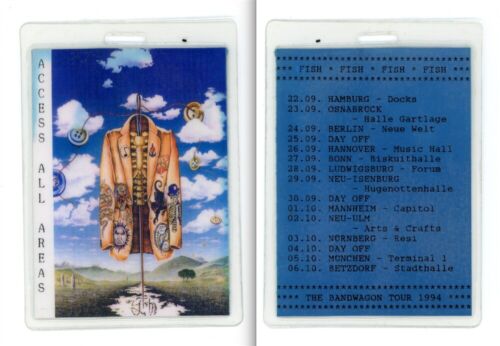 Fish 1994 Bandwagon Tour AAA Laminated Backstage Pass | Autographia