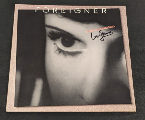 FOREIGNER LOU GRAMM signed autographed INSIDE INFO LP RECORD ALBUM ...