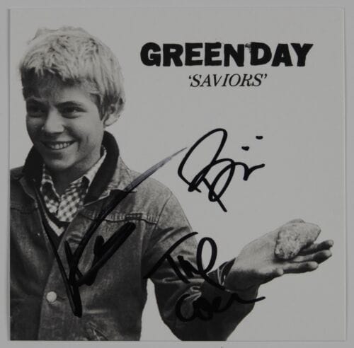 Signed Green Day Autographed Memorabilia, Guitar & Posters For Sale ...