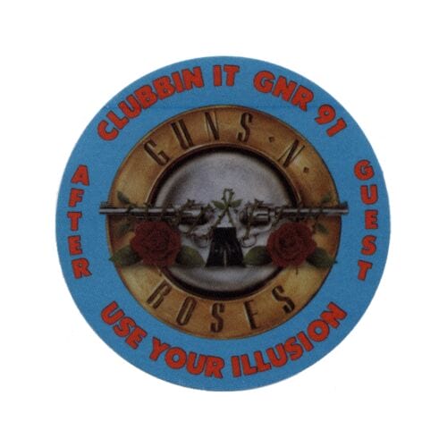Guns N' Roses 1991 Use Your Illusion t tour vintage Band Guest ...