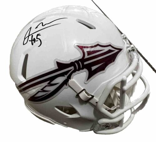 JARED VERSE signed (Florida State Seminoles mini football helmet ...
