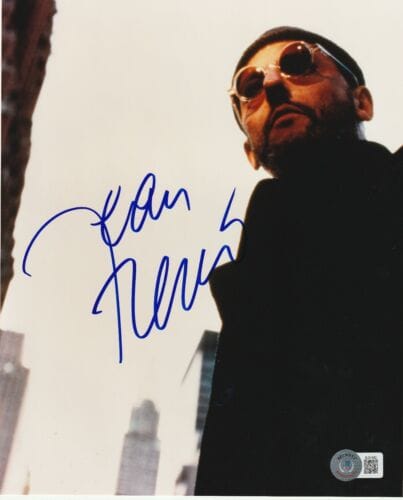 JEAN RENO Signed 8x10 PHOTO The Professional Beckett Authenticated BAS ...