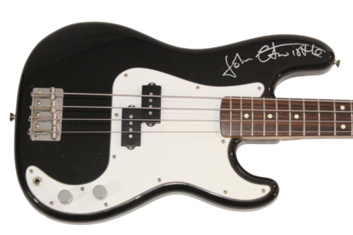 John Entwistle The Who Signed Autograph Electric Fender Bass Guitar w ...