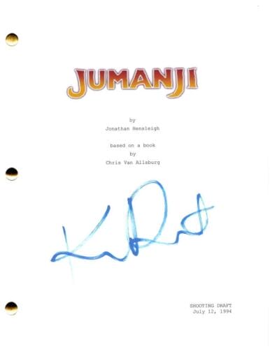 Kirsten Dunst Signed Autograph Jumanji Movie Script Screenplay w/ Robin Williams | Autographia