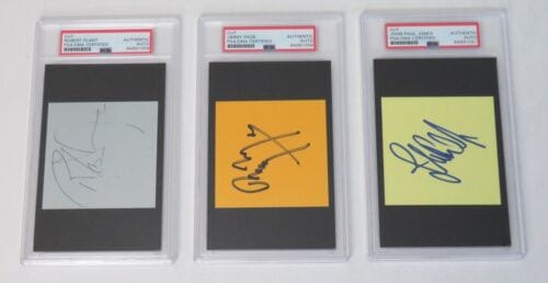 Authentic Led Zeppelin Memorabilia - Autographs & Signed Guitar ...