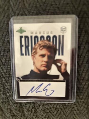 Marcus Ericsson Signed Trading Parkside 2024 Indy Card Exchange ...