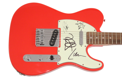 Metallica Full Band Signed Autograph Guitar - James Hetfield Lars ...