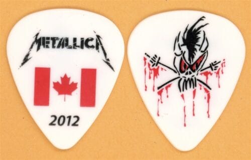Metallica Kirk Hammett Scary Guy Vintage Guitar Pick - 2012 Canada Tour ...