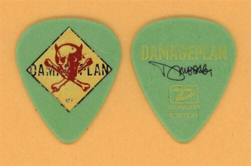 Pantera Damageplan Dimebag Vintage Guitar Pick - 2004 New Found Power ...