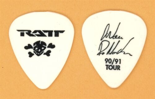 RATT Warren DeMartini Vintage Guitar Pick - 1990 Detonator Tour ...