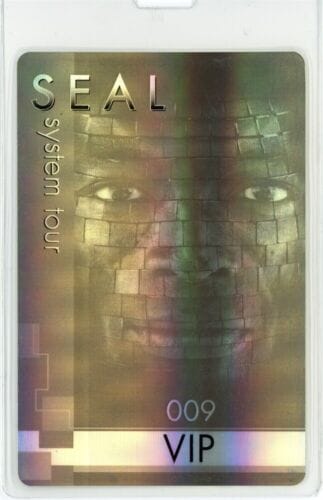 Seal System Tour VIP Laminate Pass | Autographia