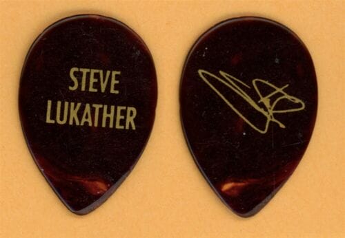 TOTO Steve Lukather Authentic Guitar Pick | Autographia