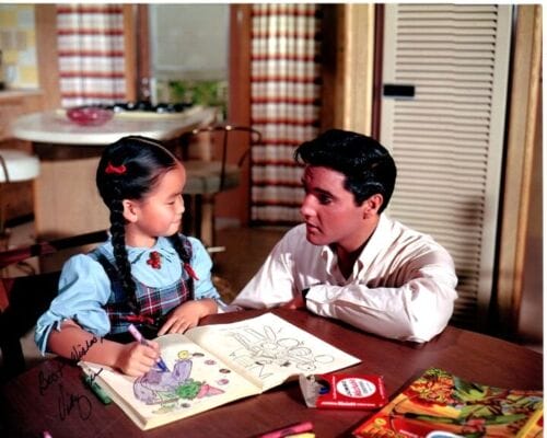 VICKY TIU signed 8x10 IT HAPPENED AT THE WORLD'S FAIR w/ ELVIS PRESLEY ...