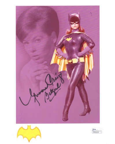 YVONNE CRAIG HAND SIGNED 8x10 COLOR PHOTO BEST BATGIRL POSE EVER JSA ...