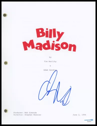Adam Sandler Signed Memorabilia - Happy Gilmore Autograph | Autographia