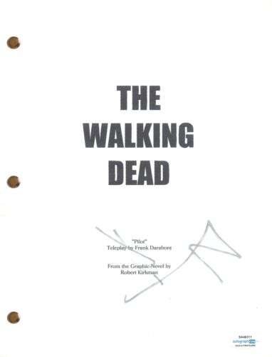 Authentic Memorabilia from The Walking Dead | Autographia