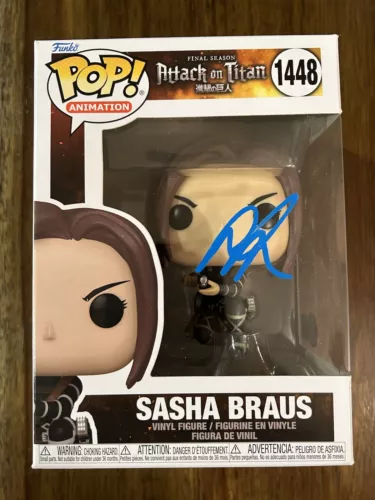 Ashly Burch ‘Attack on Titan’ Signed Funko Pop ‘Sasha Braus’ Autograph ...