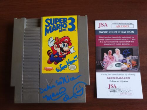 CHARLES MARTINET AUTOGRAPHED SUPER MARIO BROS 3 NINTENDO NES GAME ...