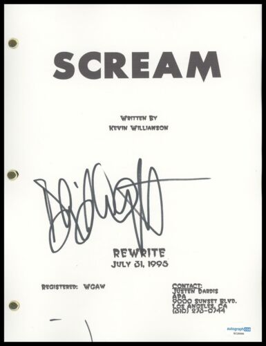 David Arquette "Scream" AUTOGRAPH Signed Full Complete Script ...