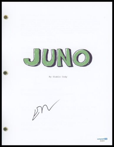 Elliot Page "Juno" AUTOGRAPH Signed Ellen Full Complete Script ...