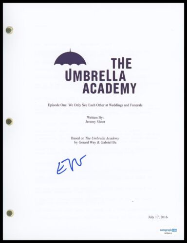 Elliot Page "The Umbrella Academy" AUTOGRAPH Signed Pilot Episode ...