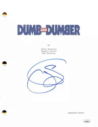 Jeff Daniels Signed Autograph Dumb and Dumber Movie Script w/ Jim ... Jeff Daniels Signed Autograph Dumb and Dumber Movie Script w/ Jim ...