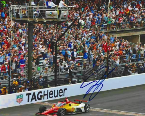 JOSEF NEWGARDEN SIGNED AUTOGRAPH 8X10 PHOTO 2024 INDIANAPOLIS INDY 500 ...