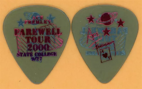 KISS 2000 Farewell Tour Ace Frehley Vintage Guitar Pick - State College ...