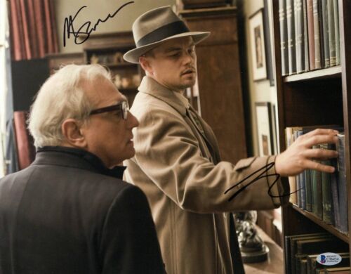Leonardo Dicaprio Martin Scorsese Signed 11x14 Photo Shutter Island Beckett | Autographia