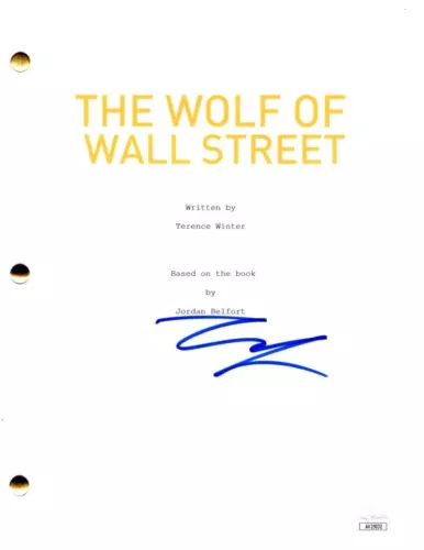 Leonardo DiCaprio Signed Autograph Wolf of Wall Street Full Movie ...