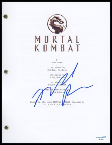 Mehcad Brooks "Mortal Kombat" AUTOGRAPH Signed Complete Script ...