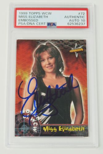 Miss Elizabeth WWF WWE Signed Autograph Auto 1998 WCW NWO Topps Card ...