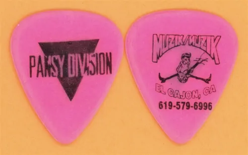 Pansy Division Jon Ginoli Vintage Guitar Pick - 1997 Wish Id Taken ...