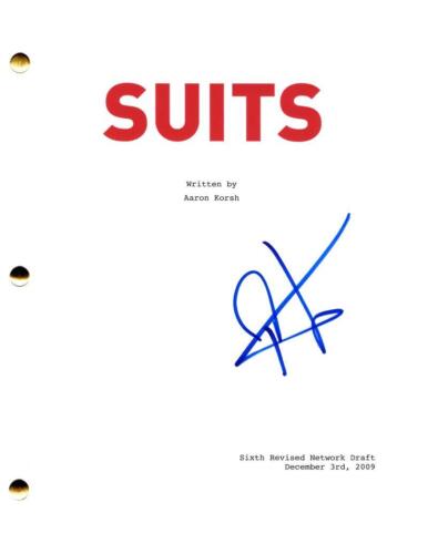 Patrick J Adams Signed Autograph Suits Full Pilot Script Screenplay ...