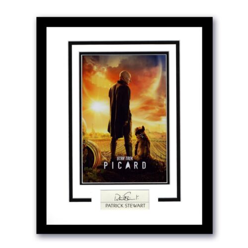 Patrick Stewart "Star Trek: Picard" AUTOGRAPH Signed Framed 11x14 ...