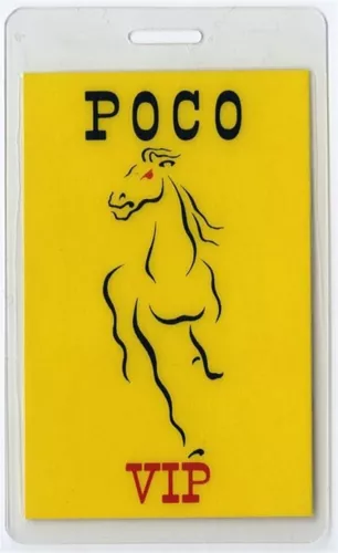 Poco 2002 Running Horse Concert Tour VIP Laminated Backstage Pass ...