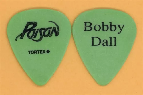 Poison Bobby Dall Vintage Guitar Pick - 2003 Hollyweird Tour | Autographia