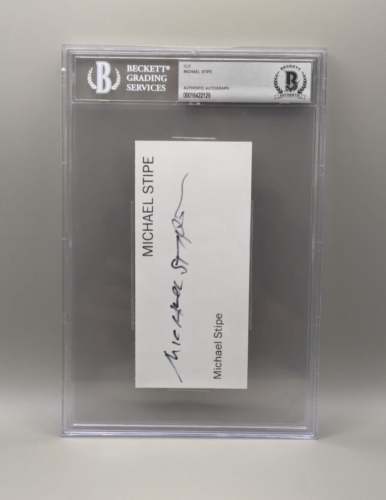 REM MICHAEL STIPE signed autographed CUT #2 BECKETT (BAS) RARE ...