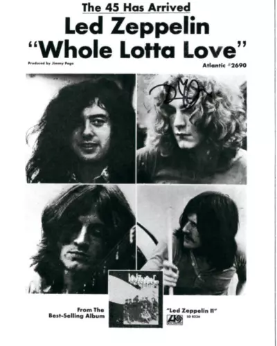 Authentic Led Zeppelin Memorabilia - Autographs & Signed Guitar ...