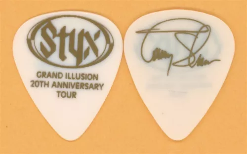 Styx Tommy Shaw Vintage Guitar Pick - 1997 Return to the Paradise ...