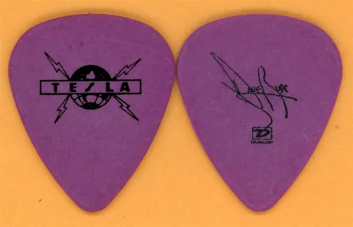 Tesla Dave Rude Vintage Guitar Pick - 2016 30th Anniversary Tour ...