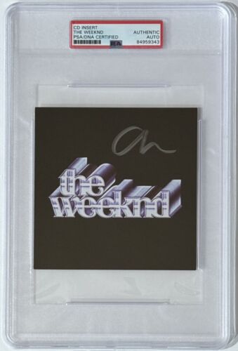 Shop The Weeknd Autograph Memorabilia & Signed Poster | Autographia