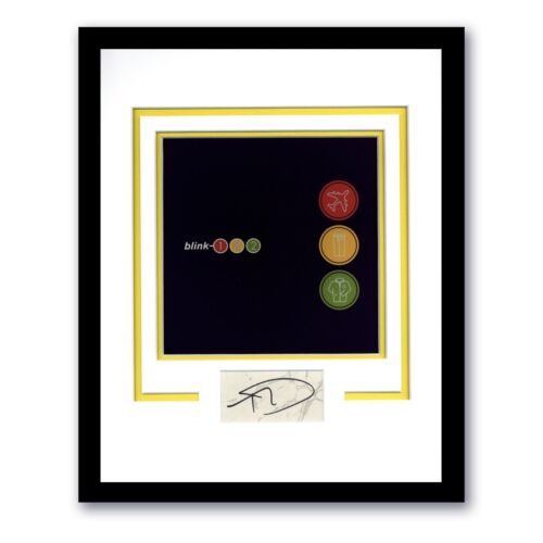 Tom DeLonge "blink-182" SIGNED 'Take Off Your Pants and Jacket' Framed ...