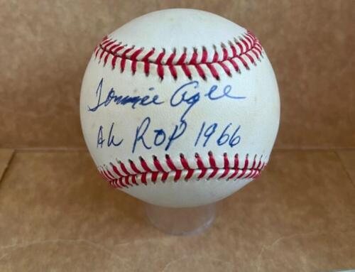TOMMIE AGEE AL ROY 1966 SIGNED RARE A.L. BASEBALL BECKETT AUTH ...