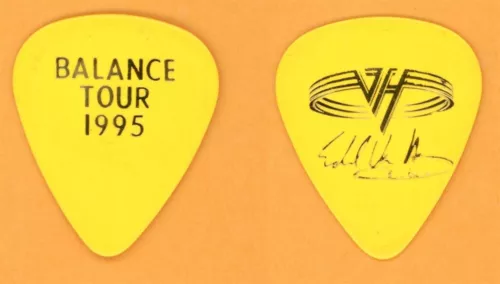 Van Halen EVH (Alt Font) Vintage Guitar Pick - 1995 Balance Tour ...