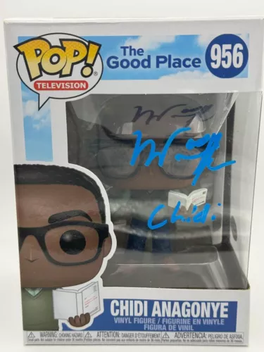 William Jackson Harper "The Good Place" SIGNED Chidi Anagonye 956 Funko ...