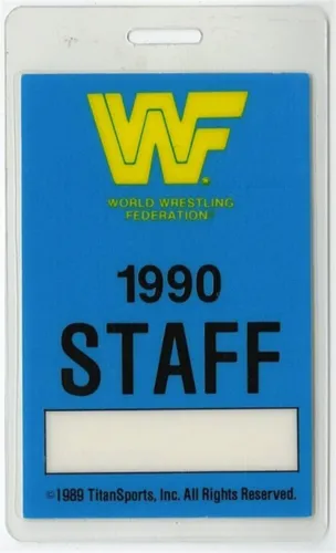 WWF World Wrestling Federation 1990 Ultimate Warrior Laminated ...