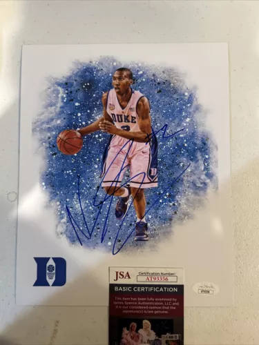 DUKE BLUE DEVILS- NOLAN SMITH SIGNED AUTOGRAPH 8x10 PHOTO PICTURE JSA ...