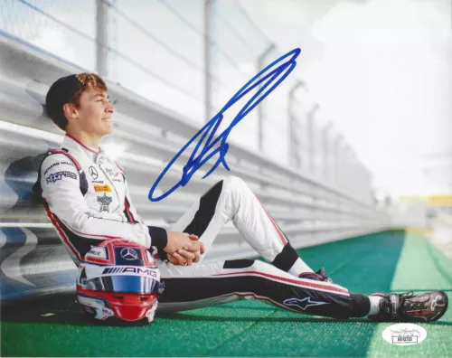 GEORGE RUSSELL SIGNED AUTOGRAPHED 8X10 PHOTO MERCEDES AMG FORMULA ONE ...