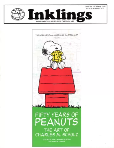 INKLINGS MAGAZINE 1999 WITH SNOOPY ON COVER RARE 50 YEARS OF PEANUTS ...